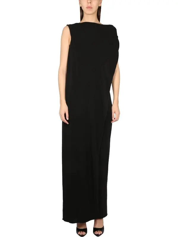 Alberta Ferretti Sustainable Organzine Dress - Black