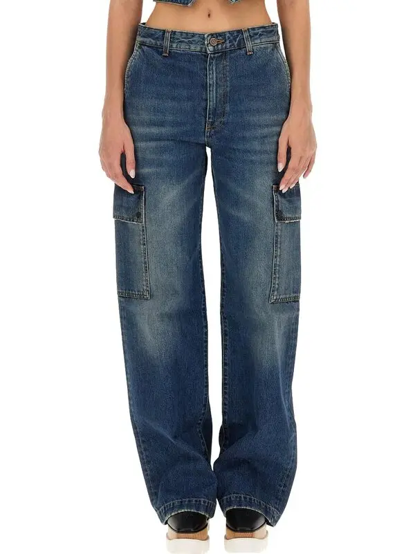 Stella McCartney Cargo Jeans - Blue