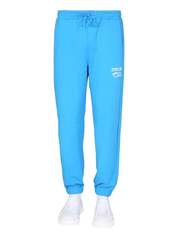 Helmut Lang Knot' Jogging Pants - Azure