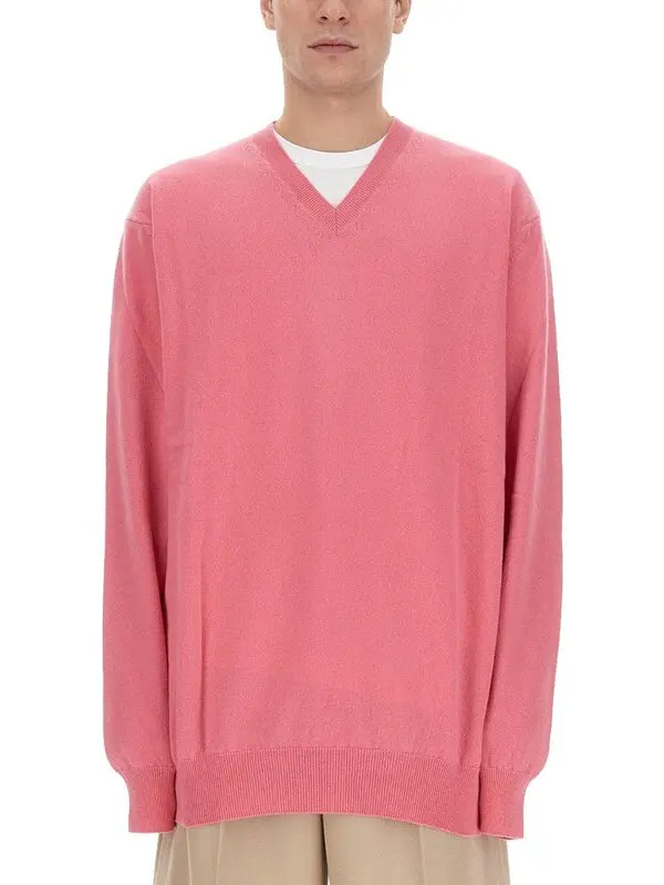 Comme Des Garçons Wool Jersey - Pink