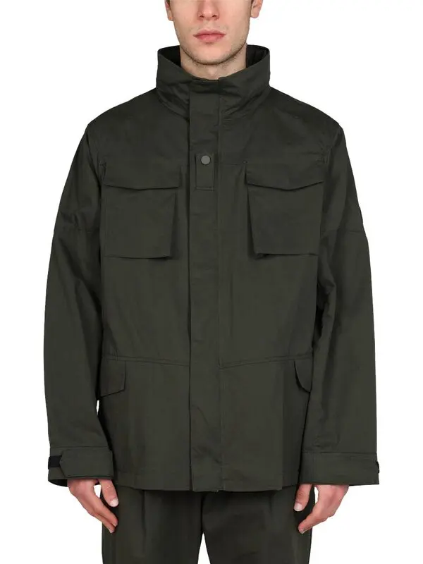 LARDINI BY YOSUKE AIZAWA Double Fabric Jacket - Military Green