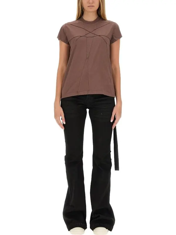 Rick Owens Cotton T-shirt - Brown