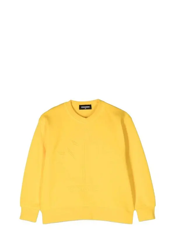 Dsquared2 Slouchy Fit Crewneck Sweatshirt - Yellow