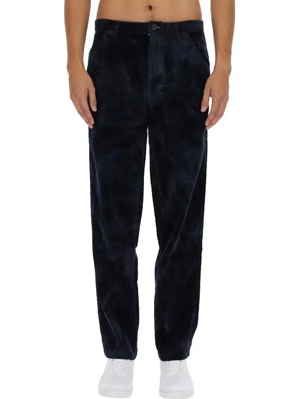 Comme Des Garçons Cotton Velvet Pants - Blue