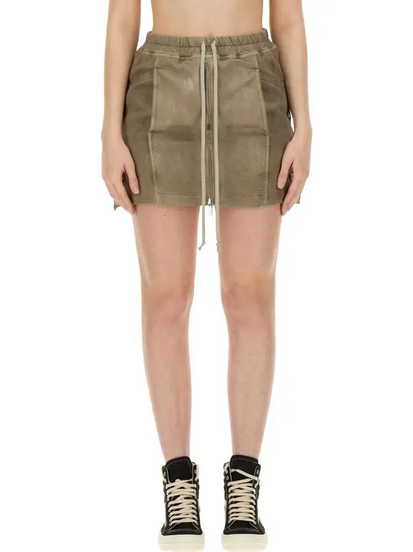 Rick Owens Mini Lido Skirt - Denim