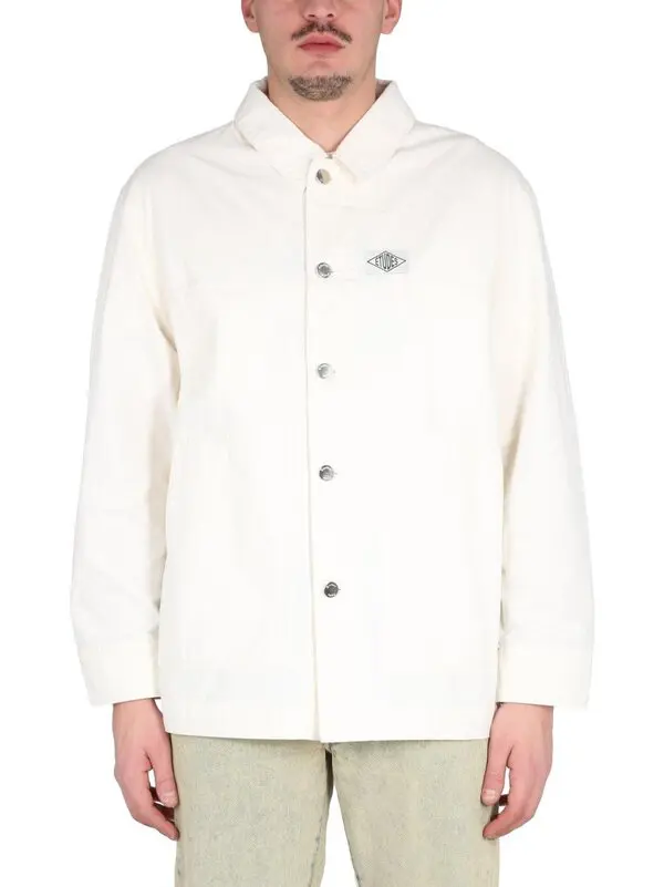 ETUDES Cotton Shirt Jacket - White