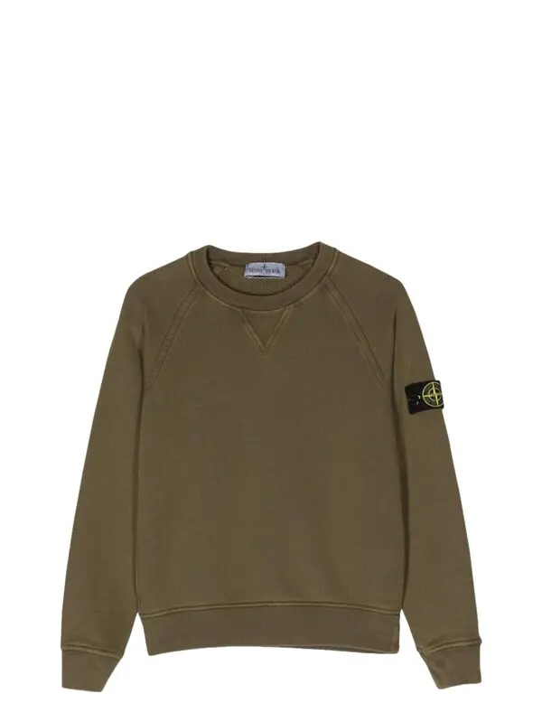 Stone Island Crewneck Sweatshirt - Green