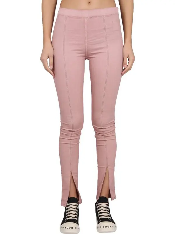 Rick Owens Denim Leggings - Pink