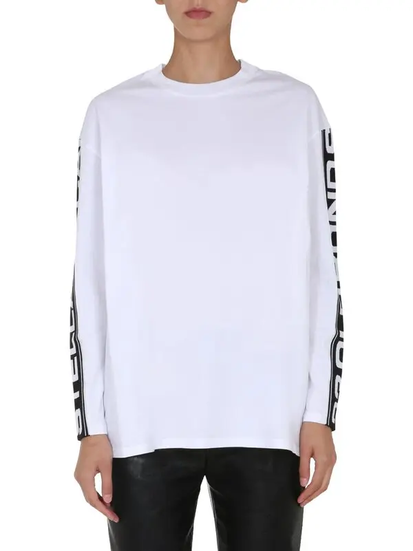 Stella McCartney Round Neck Long-sleeve T-shirt - White