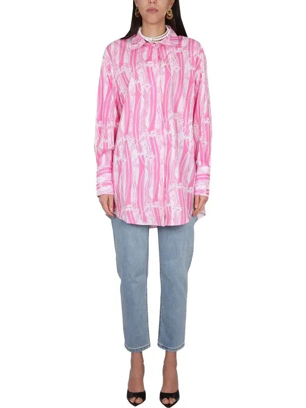 Patou Shirt Dress - Pink