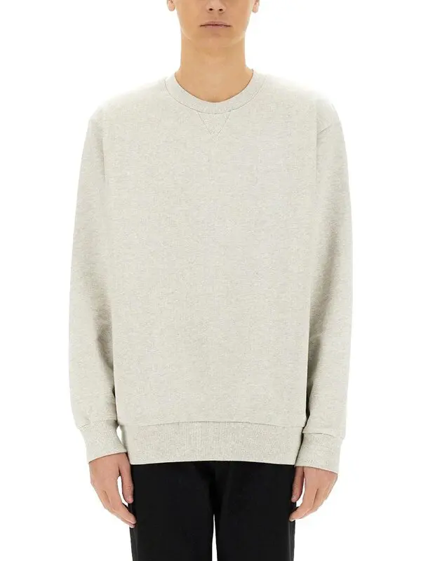 A.p.c. Sweatshirt With Logo - Grey