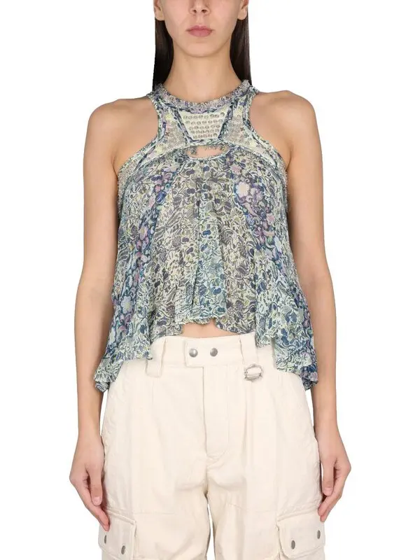 Isabel Marant Onyle Top - Blue