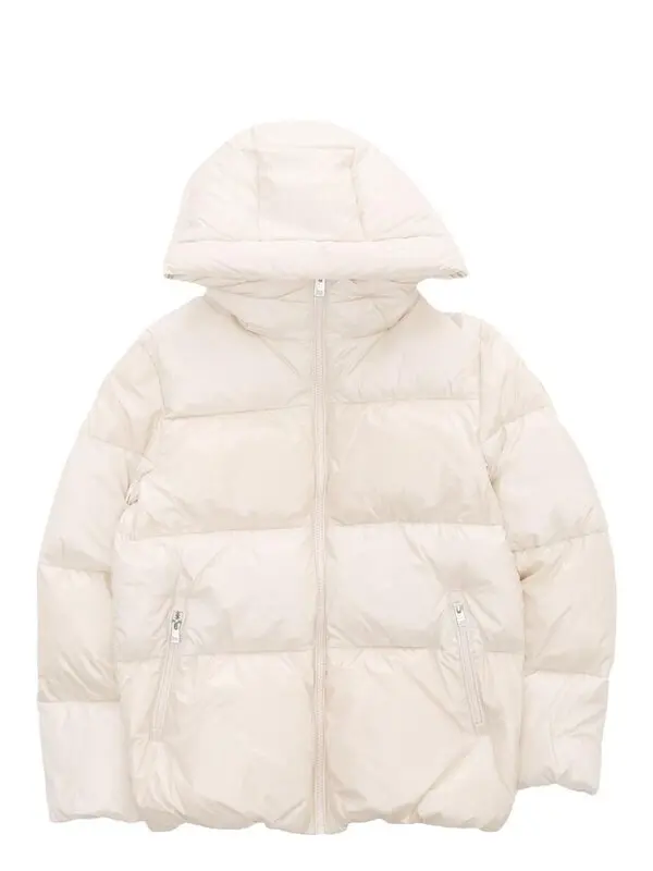 Woolrich Quilted Glossy Jacket - Ivory