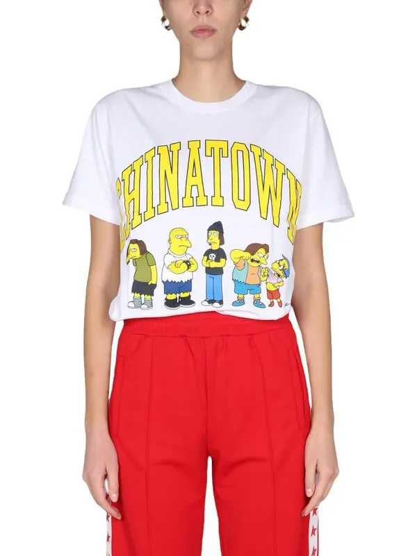 CHINATOWN MARKET X THE SIMPSONS Ha Ha' T-shirt - White