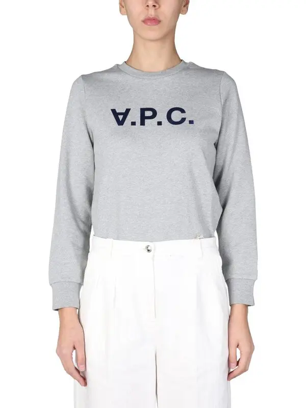 A.p.c. Long Sleeve Sweatshirt - Grey