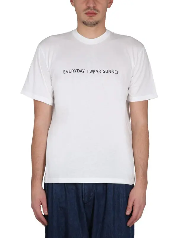 Sunnei Crewneck T Shirt - White