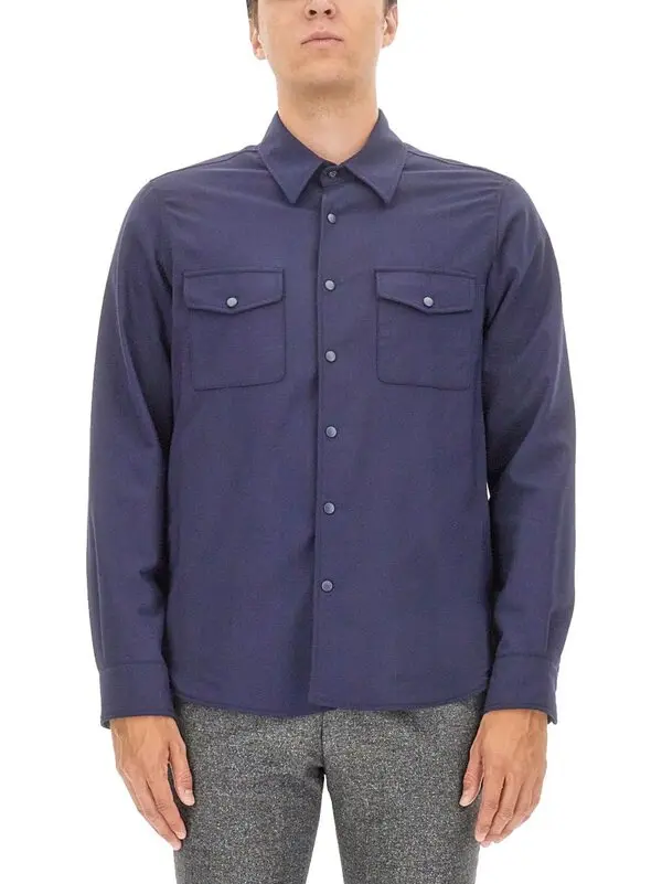 Aspesi Double Shirt - Blue