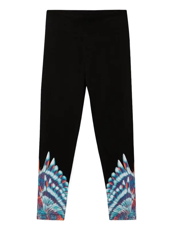 MARCELO BURLON COUNTY OF MILAN Printed Leggings - Black