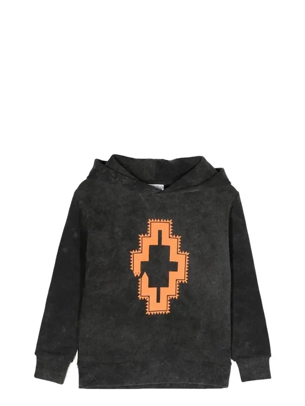 MARCELO BURLON COUNTY OF MILAN Hooded Sweatshirt - Black