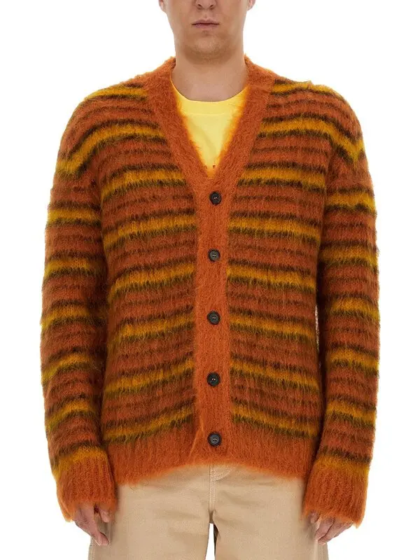 Marni V-neck Cardigan - Multicolour
