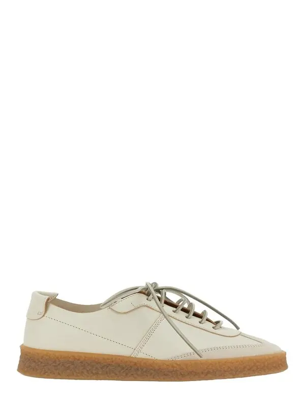 BOTTERO Leather Low Top Sneakers - White
