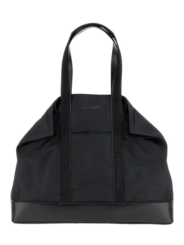 Alexander McQueen Tote De Manta Bag - Black