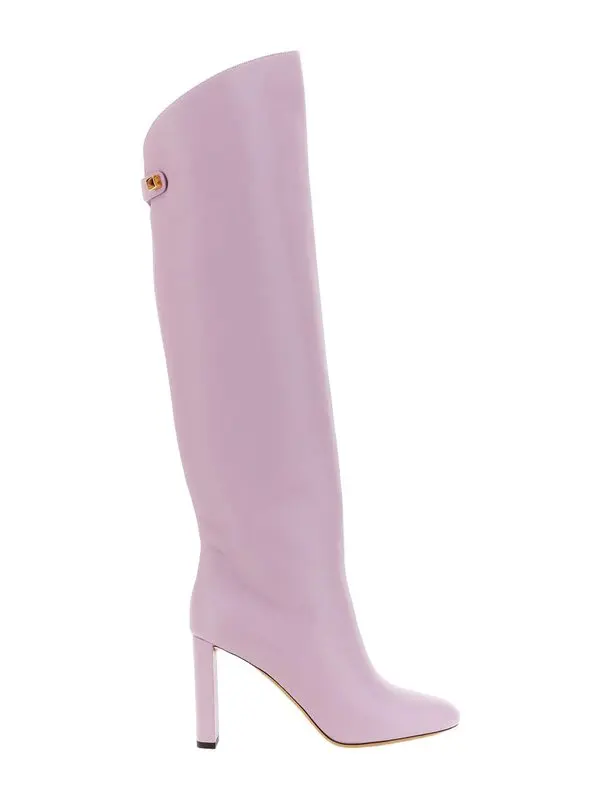 MAISON SKORPIOS Adriana Boots - Lilac