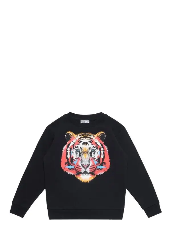 MARCELO BURLON COUNTY OF MILAN Cross Tiger Crewneck - Black