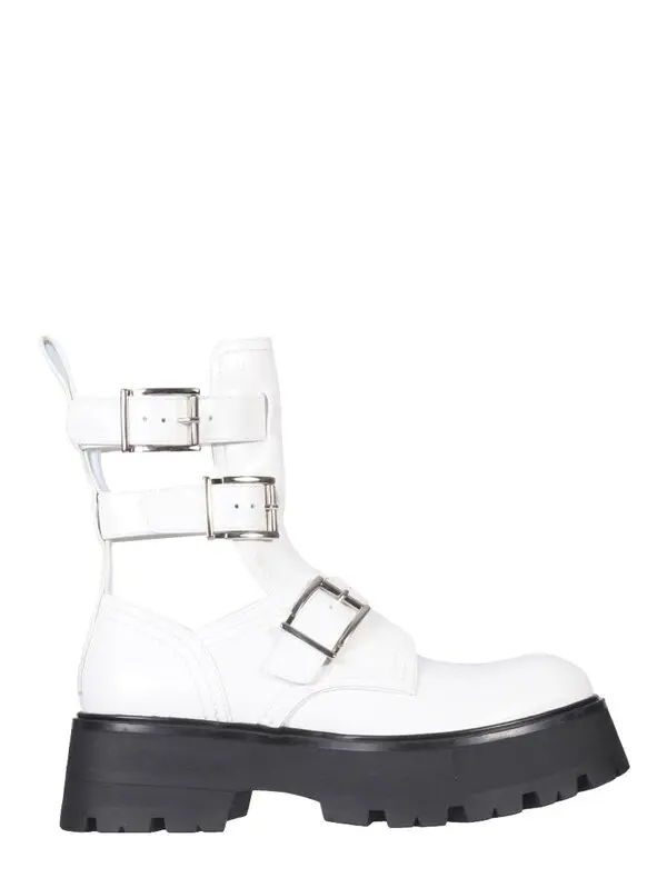Alexander McQueen Rave Boots - White