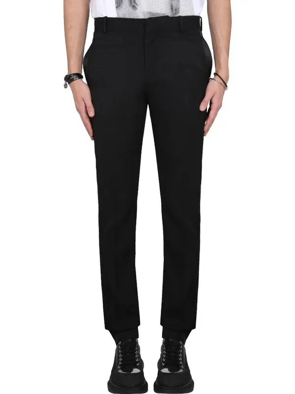 Alexander McQueen Wool Suit Pants - Black
