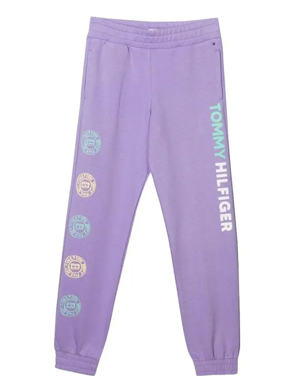 Tommy Hilfiger Printed Sweatpants - Purple