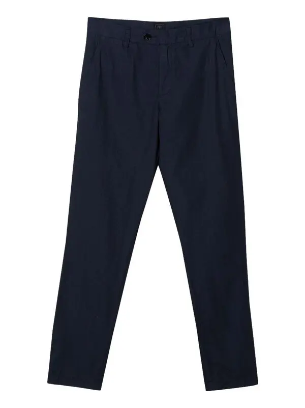 FAY Cotton Fabric Pants - Blue