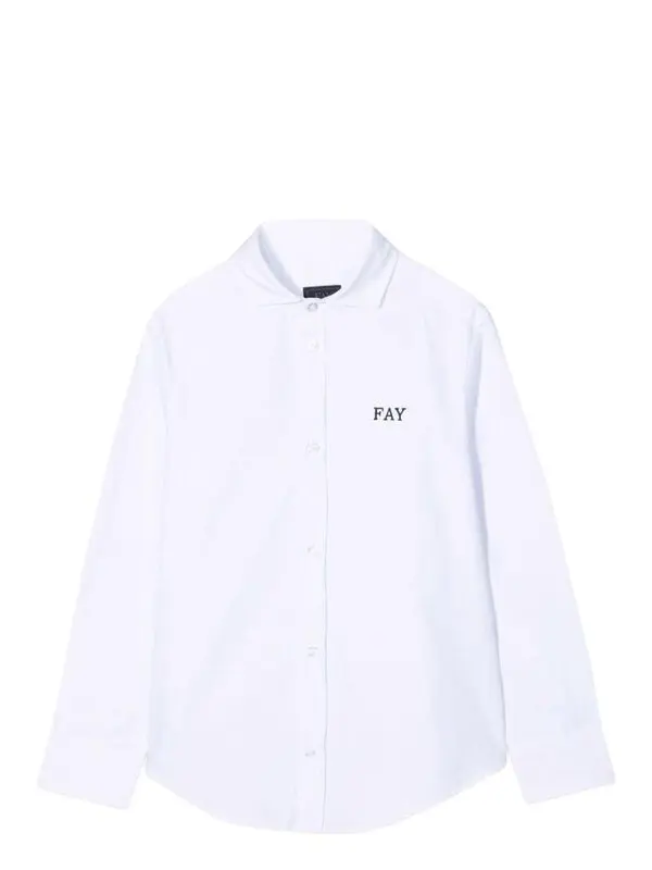 FAY Fabric Top - White
