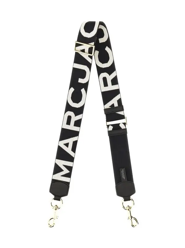 Marc Jacobs The Logo Shoulder Strap - Black