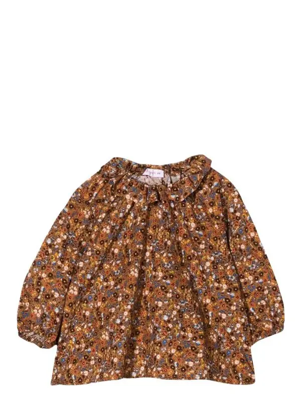 IL GUFO Floral Cotton Shirt - Multicolour