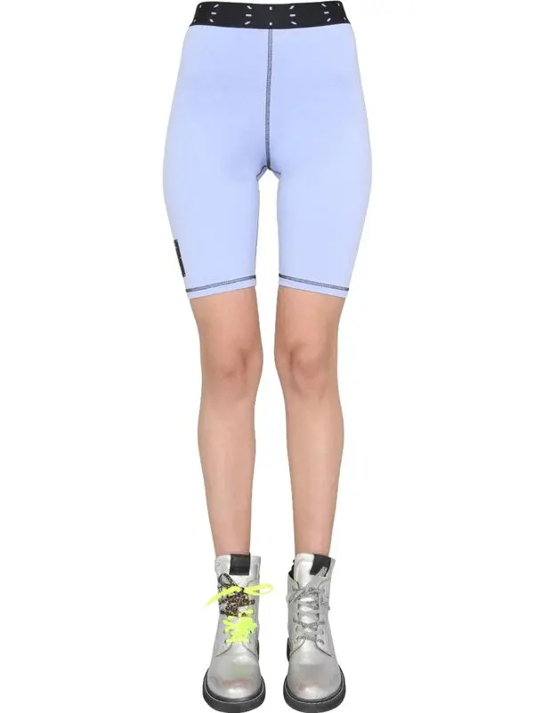 Alexander McQueen Cyclist Shorts - Lilac