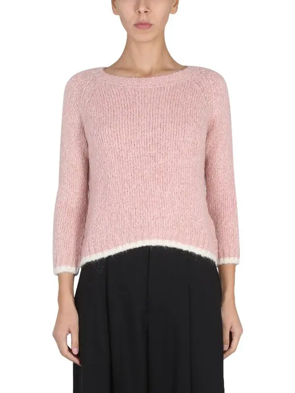 Aspesi Alpaca Blend Sweater - Pink