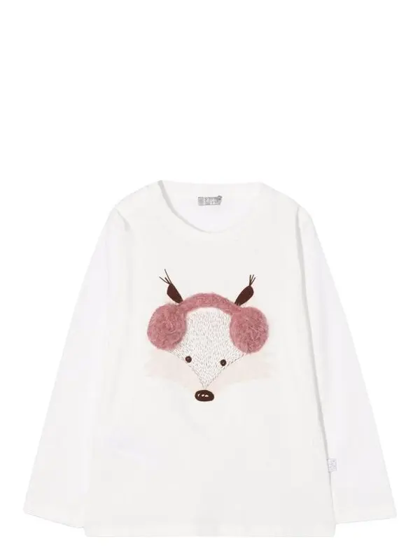 IL GUFO Long Sleeve T-shirt - White