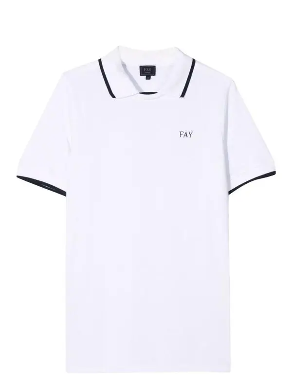 FAY Polo - White