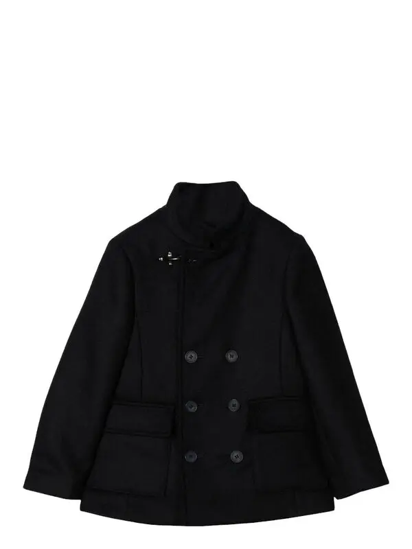 FAY Double Breasted Coat - Blue