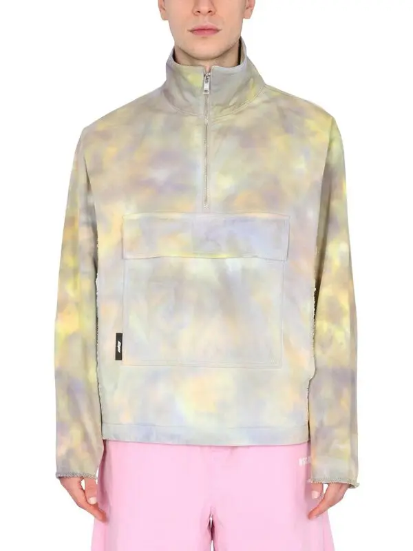 MSGM Printed Anorak Jacket - Purple