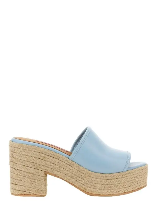 Moschino Denim Footbed - Baby Blue
