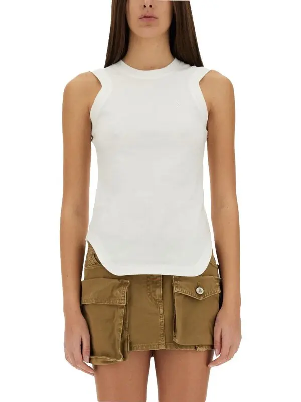 Attico Reese Tank Top - White