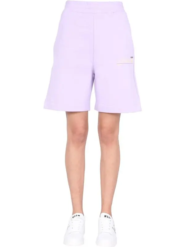 MSGM Bermuda Shorts - Lilac