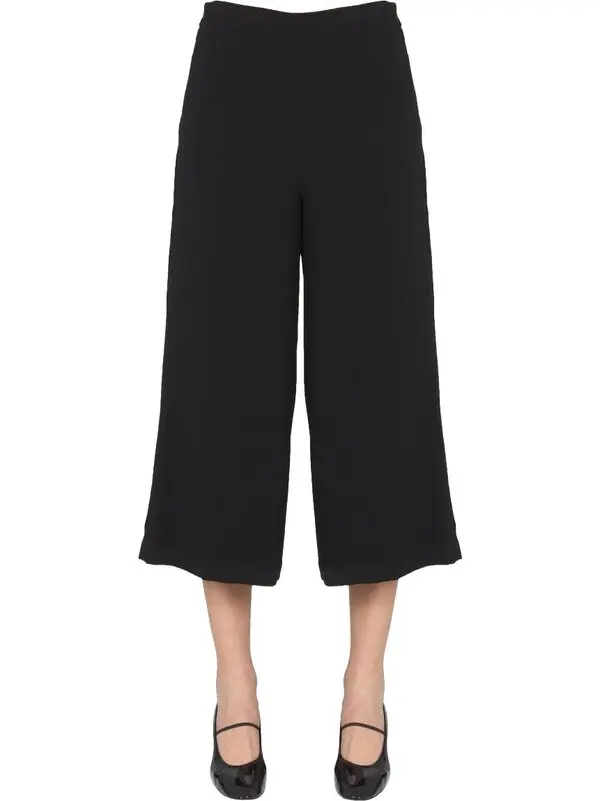 STEFANO MORTARI Cropped Pants - Black