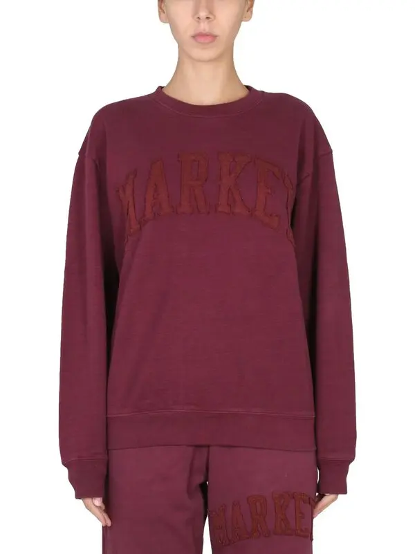 MARKET Vintage Wash Sweatshirt - Bordeaux