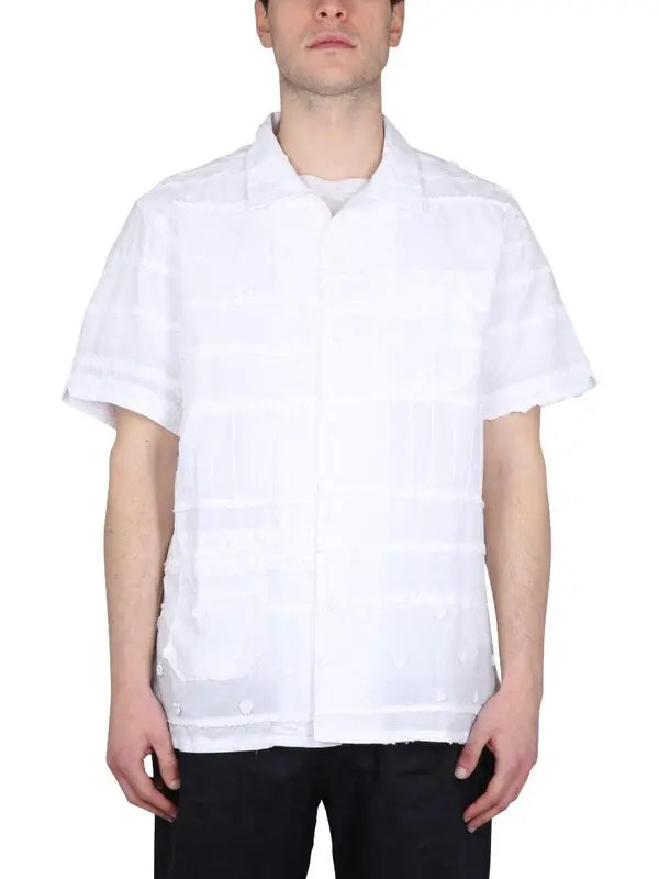 Engineered Garments Shirt With Embroidery - White