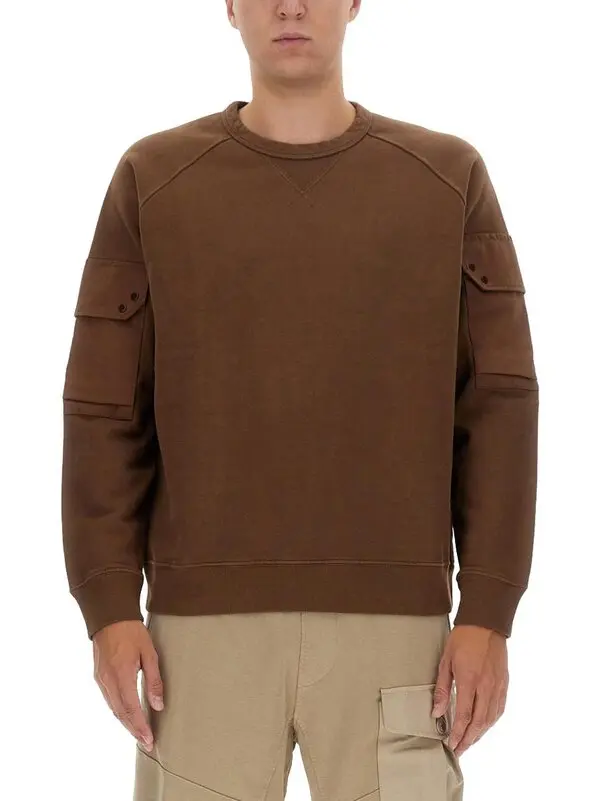 TEN C Logo Sweatshirt - Brown
