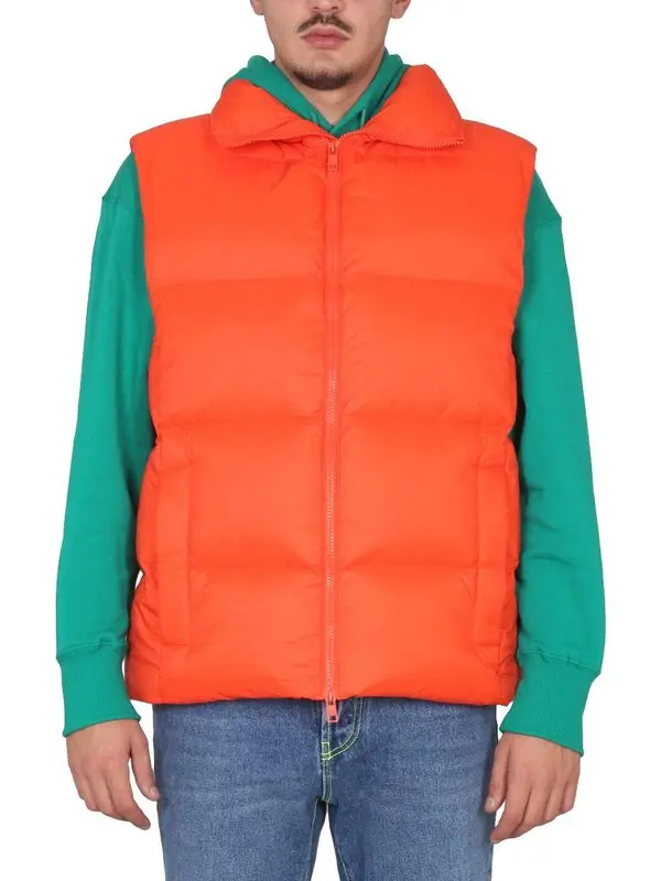 MSGM Vest With Logo - Orange