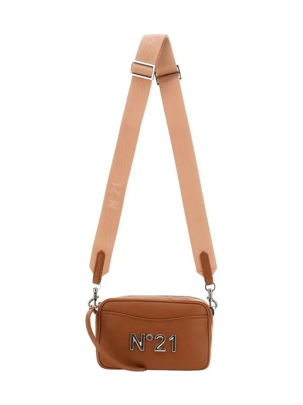 N°21 Logo Plaque Bag - Buff